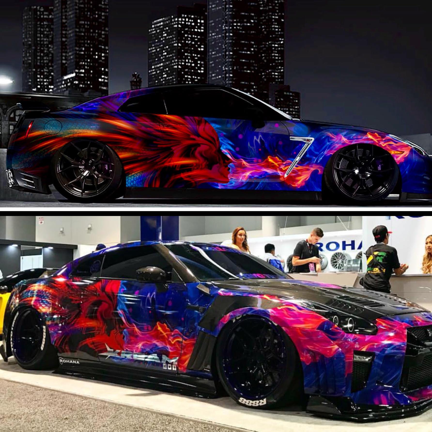 Nissan GTR Concept | Colorbomb Wraps